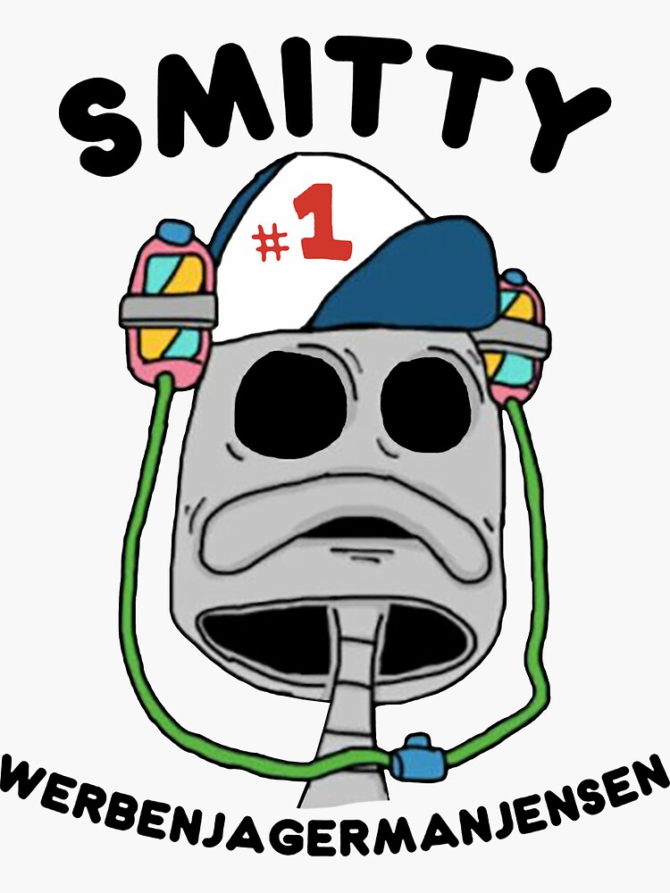 "smitty logo" Sticker for Sale by salmioyamas | Redbubble