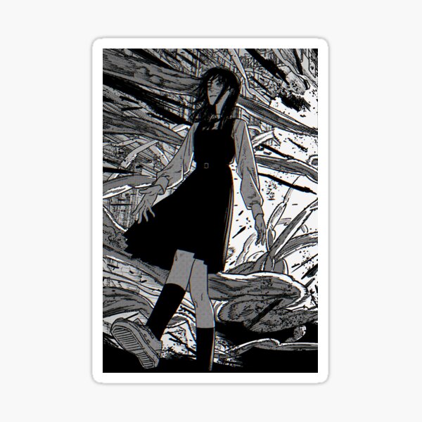 "Asa Mitaka Manga Art Design" Sticker for Sale by hazyweather | Redbubble