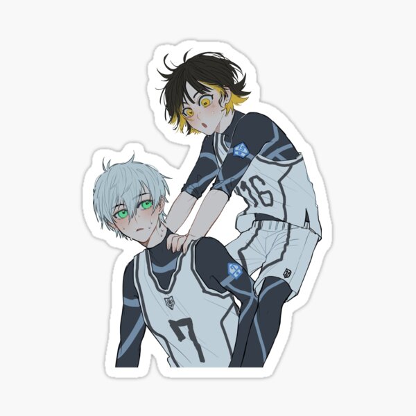 Itoshi Rin And Bachira Meguru Blue Lock Sticker For Sale By Moel Art Redbubble