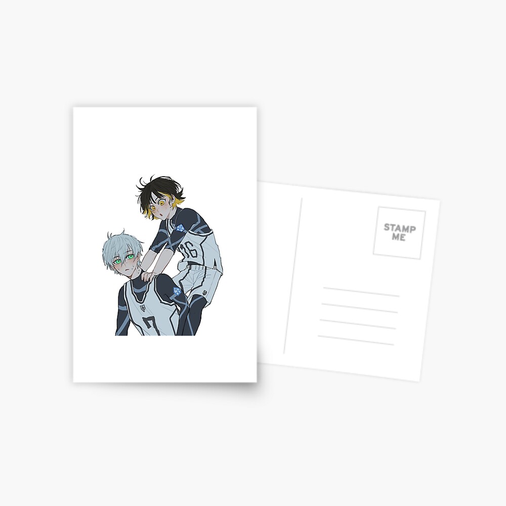 " Itoshi Rin and Bachira Meguru - Blue Lock " Postcard for Sale by MoEl ...