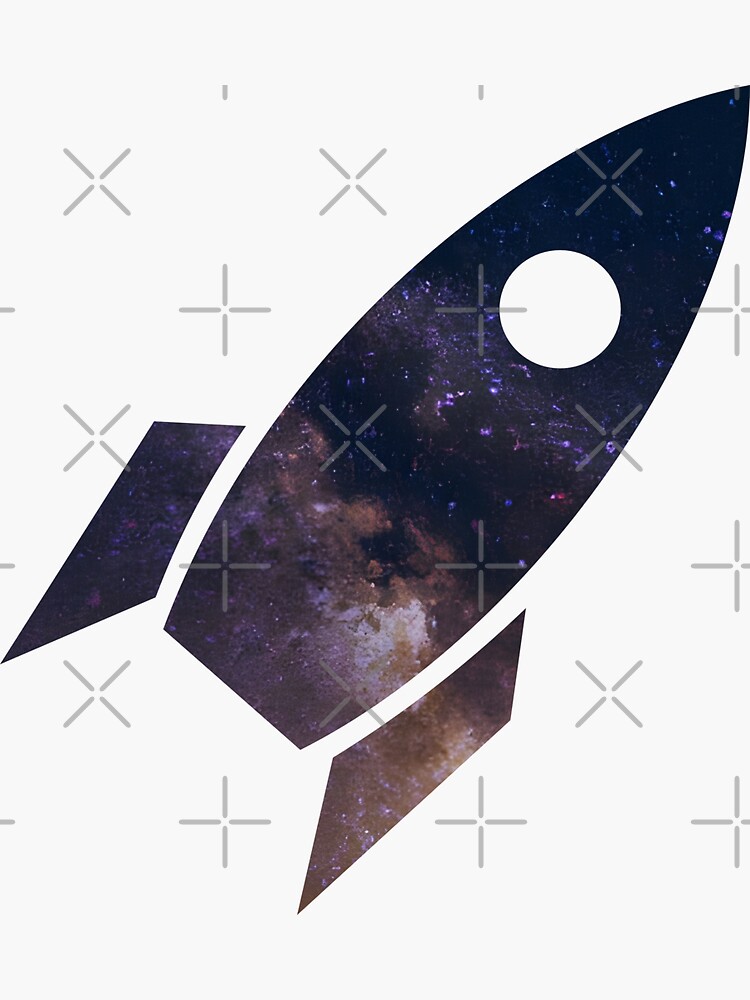 "Cool Space Rocket with Galaxy Nebula AI Image | Space Design Art ...