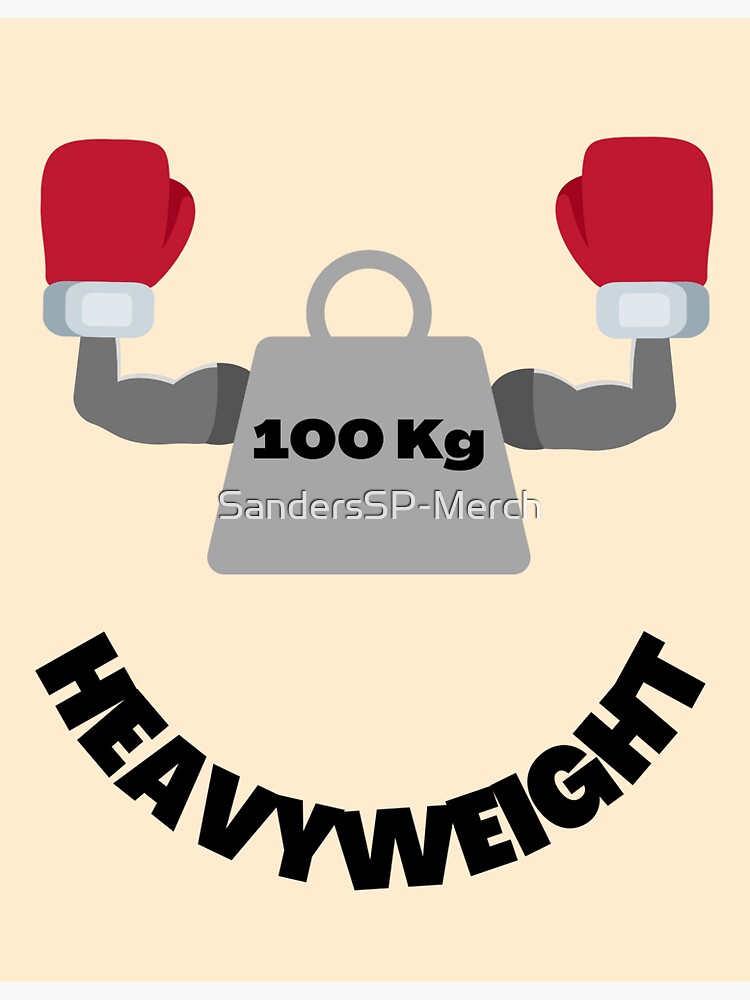 "Heavyweight" Sticker for Sale by SandersSP-Merch | Redbubble