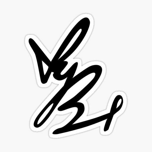"Yungblud Autograph (Pink and Black)" Sticker for Sale by sarascoprox ...