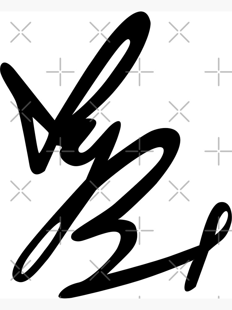 "Yungblud Autograph (black)" Poster for Sale by sarascoprox | Redbubble