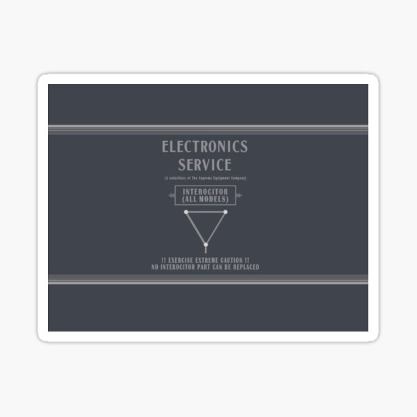 "Interocitor Manual (This Island Earth & MST3K Inspired)" Sticker for ...