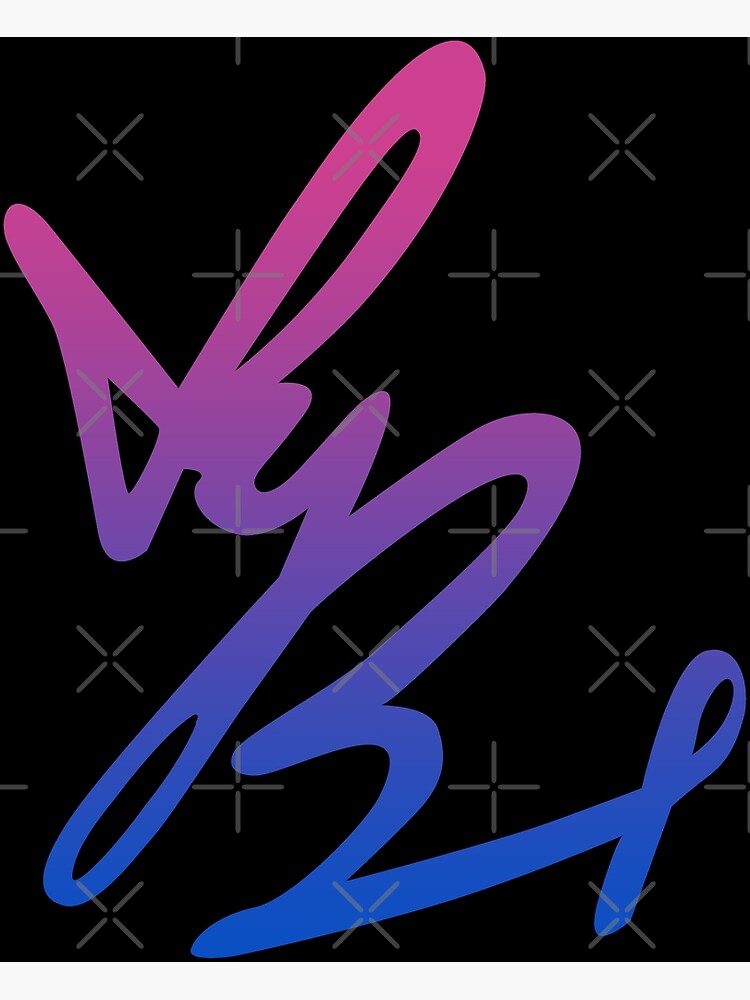 Yungblud Autograph Bisexual Pride Flag Poster For Sale By Sarascoprox Redbubble