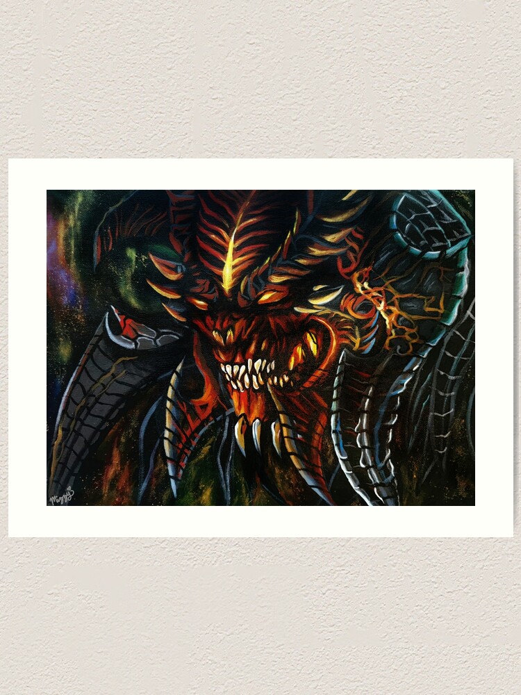 "Diablo (Devil)" Art Print for Sale by mizzycyn | Redbubble