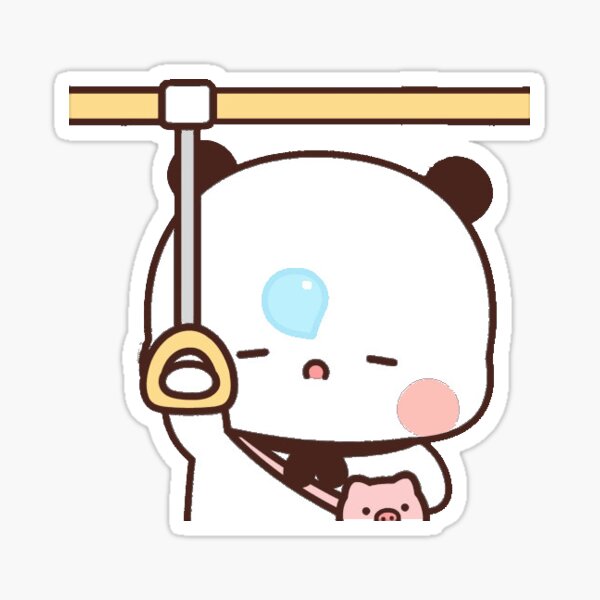 "Dudu Going To School By Bus And Sleepy" Sticker for Sale by ...