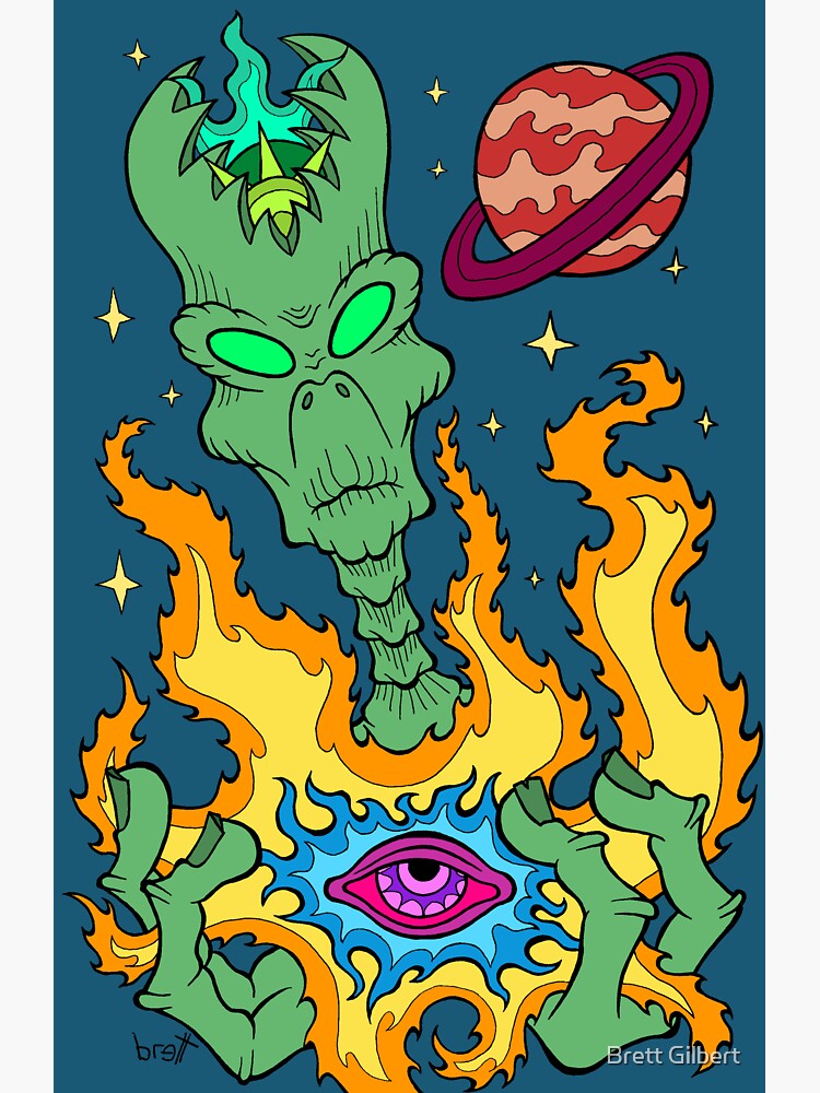 "Alien Autopsy poster desgin" Sticker for Sale by bgilbert | Redbubble