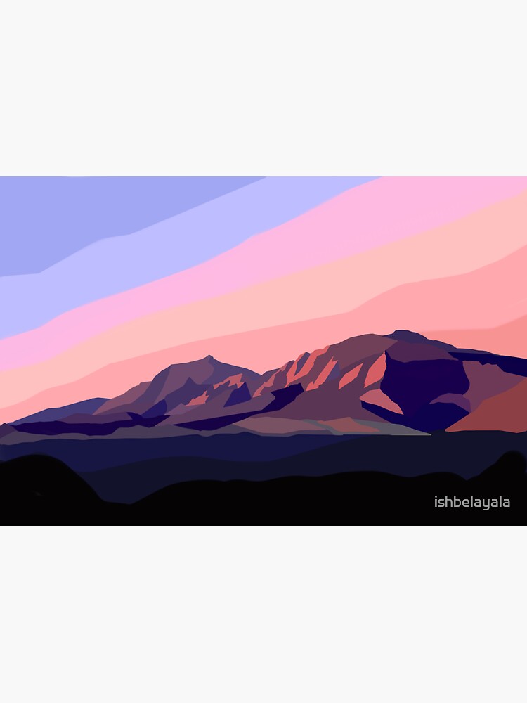"Flatirons: Boulder, CO" Sticker for Sale by ishbelayala | Redbubble