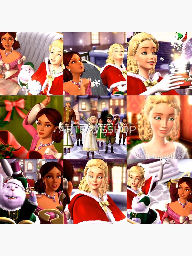 "BARBIE CHRISTMAS CAROL" Sticker for Sale by ARTRAVESHOP | Redbubble
