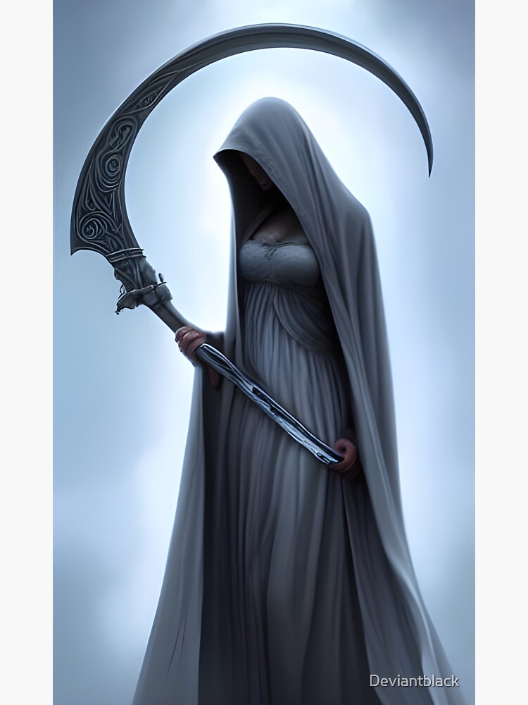 "Scythe Reaper" Sticker for Sale by Deviantblack | Redbubble