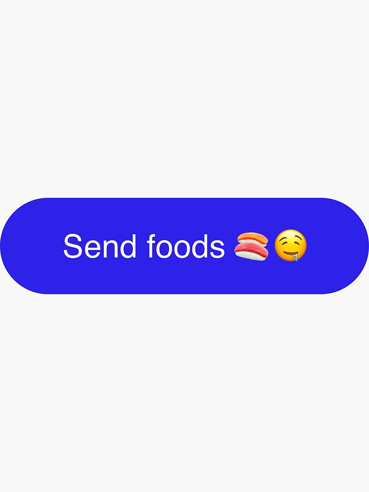 "Send foods sushi emoji" Sticker for Sale by BambaluniDegla | Redbubble