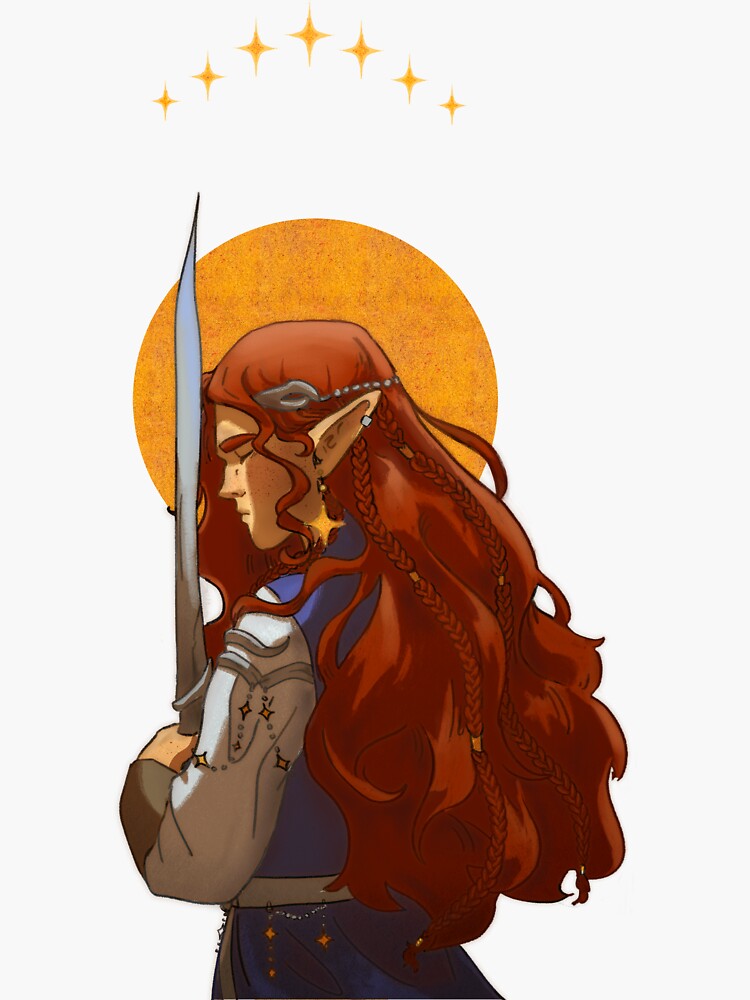 "Maedhros" Sticker by ZeldAnna-art | Redbubble