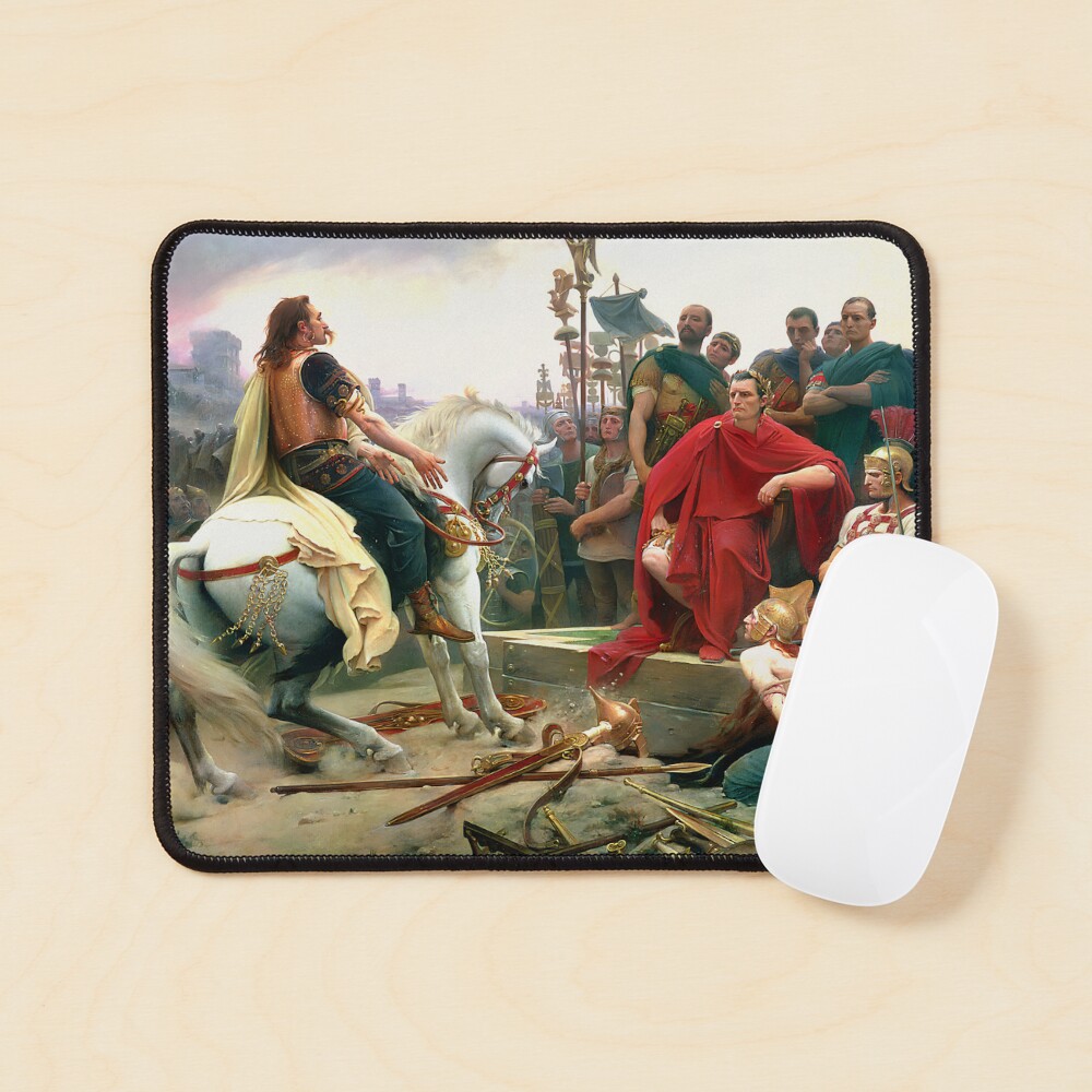 "Julius Caesar and Vercingetorix at the surrender" Poster for Sale by ...