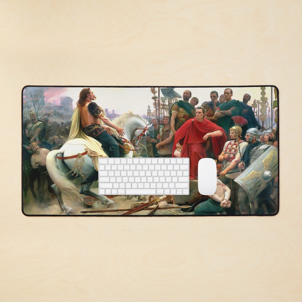 "Julius Caesar and Vercingetorix at the surrender" Poster for Sale by ...