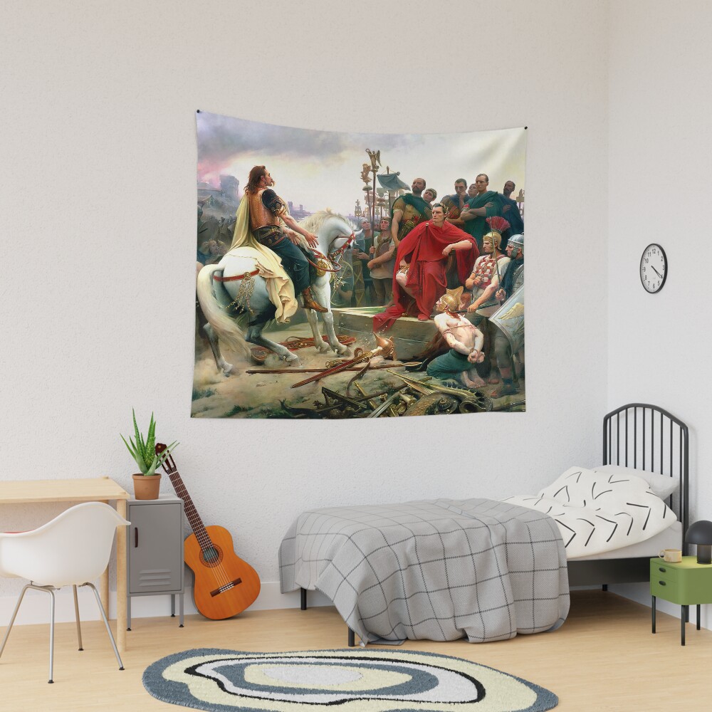 "Julius Caesar and Vercingetorix at the surrender" Poster for Sale by ...