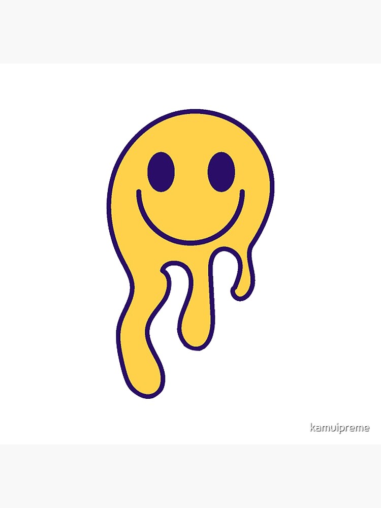 "Smiley Drip" Poster for Sale by kamuipreme | Redbubble