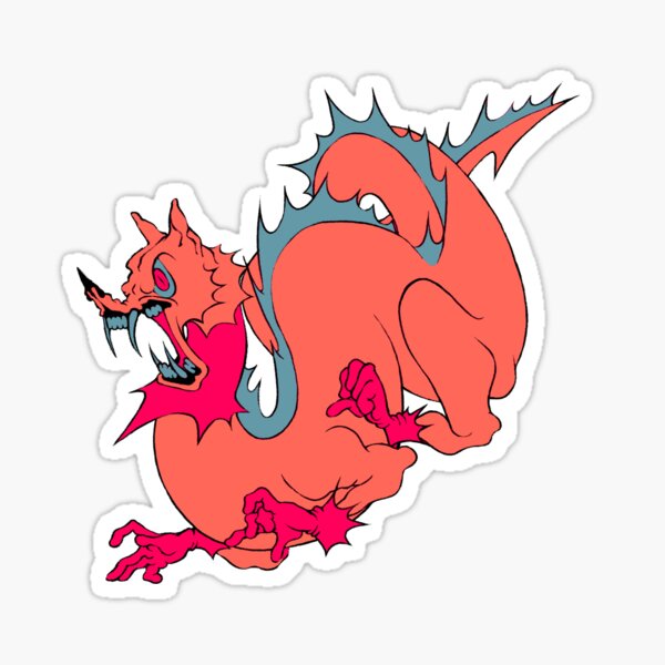 "DEMON" Sticker by lemonween | Redbubble