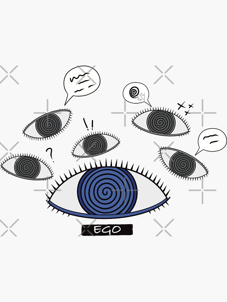 "Ego" Sticker for Sale by Fuineryn | Redbubble