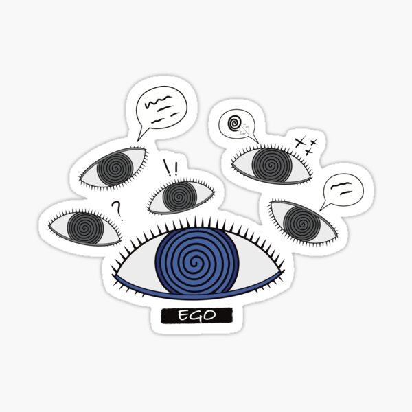 "Ego" Sticker for Sale by Fuineryn | Redbubble