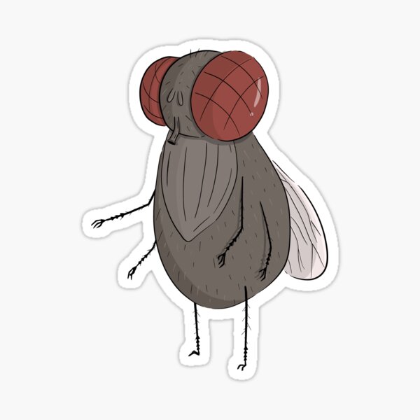 "Fly" Sticker for Sale by furyartstory | Redbubble