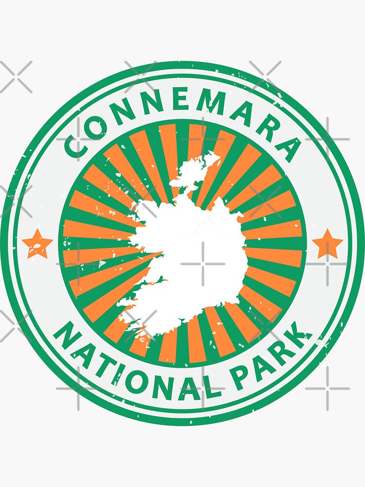 "Connemara National Park Ireland Country Symbol" Sticker for Sale by ...