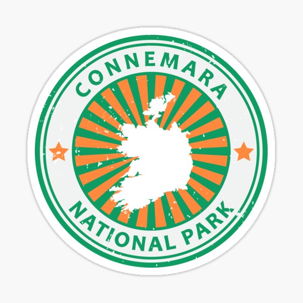 "Connemara National Park Ireland Country Symbol" Sticker for Sale by ...