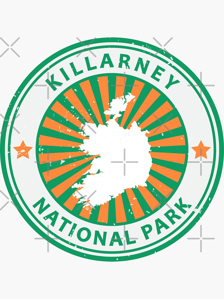 "Killarney National Park Ireland Country Symbol" Sticker for Sale by ...