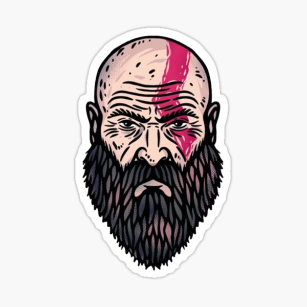 "kratos God of War Ragnarok" Sticker for Sale by eternalrival | Redbubble
