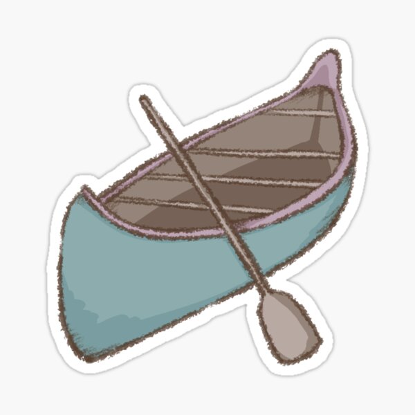 "Canoe" Sticker for Sale by Zephyr-Studio | Redbubble