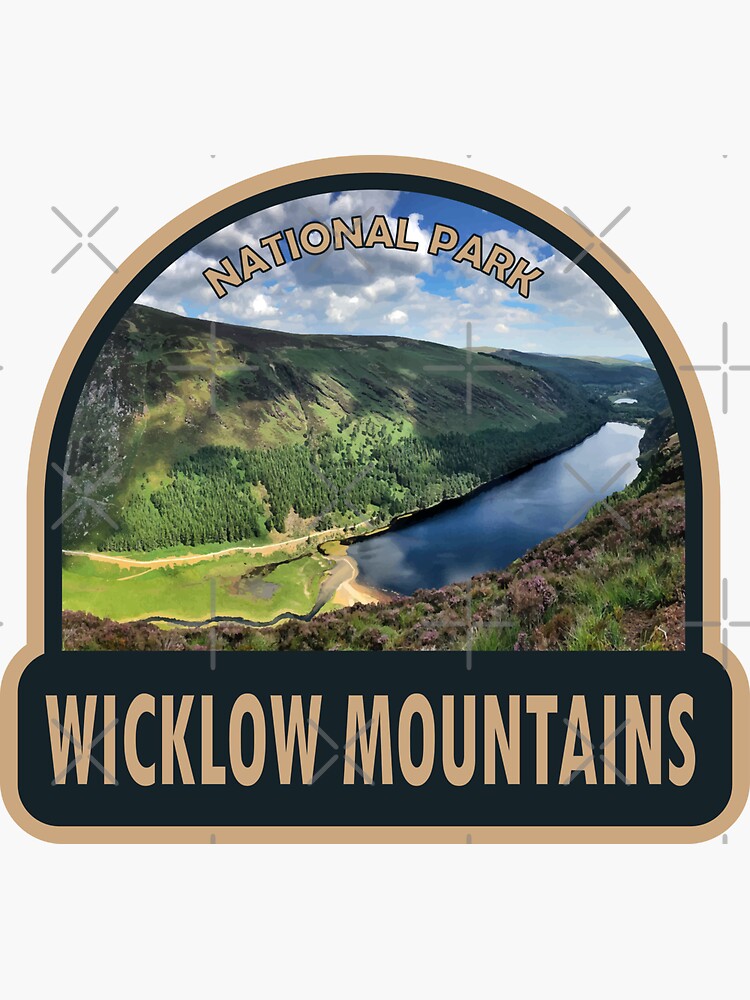 Pegatina «Parque Nacional de las Montañas de Wicklow Irlanda» de ...