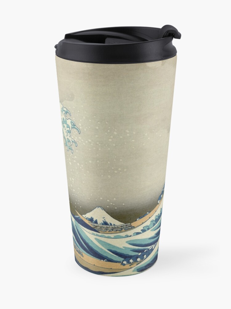 "The Great Wave Off Kanagawa" Travel Mug by warishellstore | Redbubble