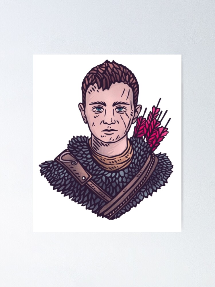 "God of War Ragnarok Atreus hunting" Poster for Sale by eternalrival ...