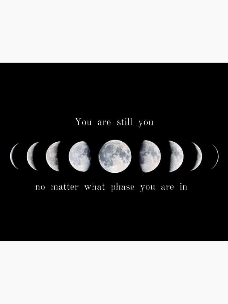 "Moon phases with qoute design " Poster for Sale by Halima-Malash ...