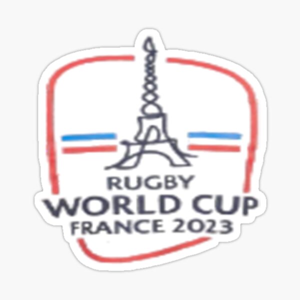 "2023 RUGBY WORLD CUP LOGO T-SHIRT - BLUE" Sticker for Sale by Chakil ...