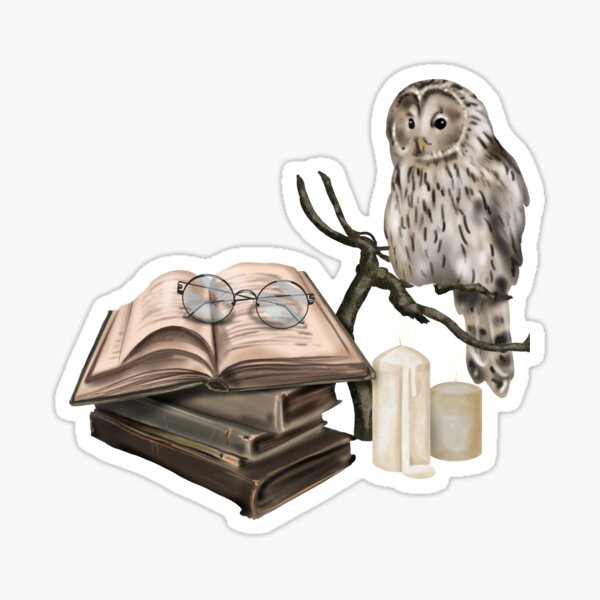 "Hedwig" Sticker for Sale by FLAWLESS-ART | Redbubble
