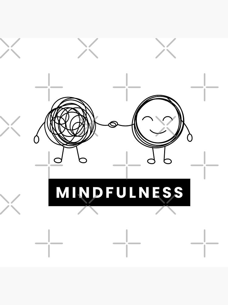 "MINDFULNESS Minimal" Sticker for Sale by raseena | Redbubble