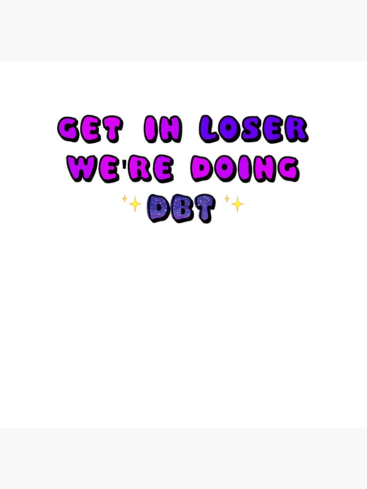 "DBT" Sticker for Sale by JnGagnon | Redbubble