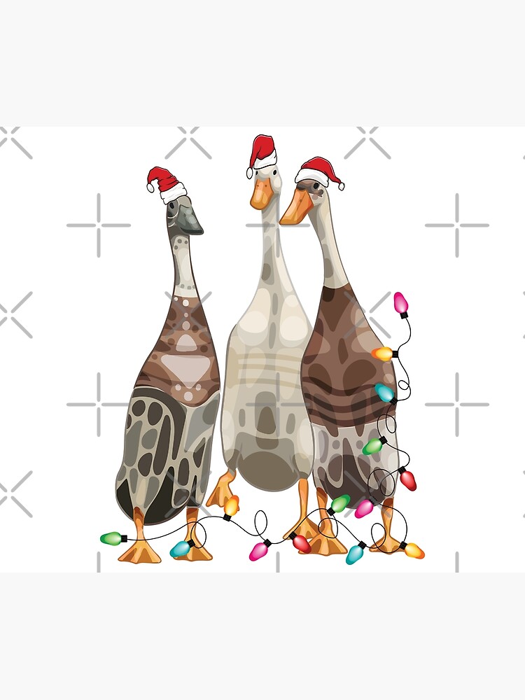 "Christmas Quackers" Poster for Sale by designsmostfowl | Redbubble