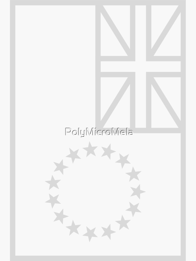 "Cook Islands flag" Sticker for Sale by PolyMicroMela | Redbubble