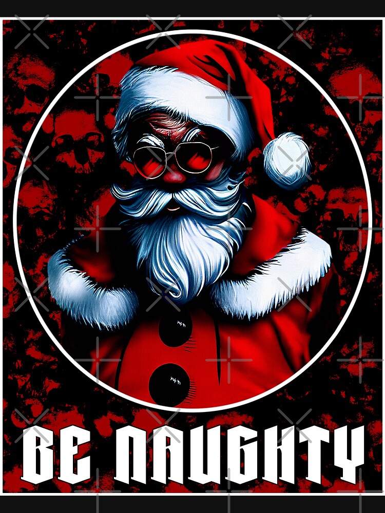 "Evil Santa - Creepy Santa Claus for Creepmas and Gothmas" T-shirt for ...