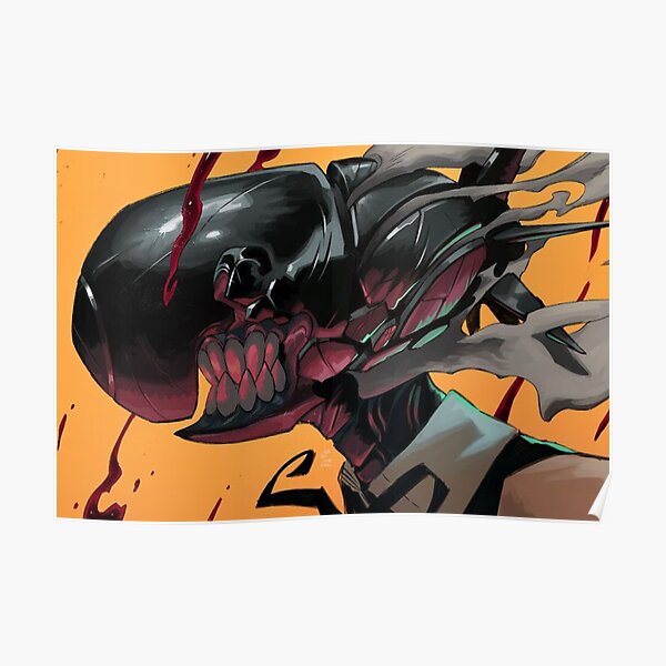 Bomb Devil Chainsaw Man Poster For Sale By Tatakaee Redbubble