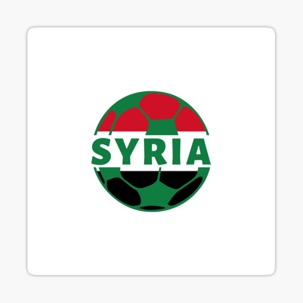 "Syria Football " Sticker for Sale by Footballunite | Redbubble