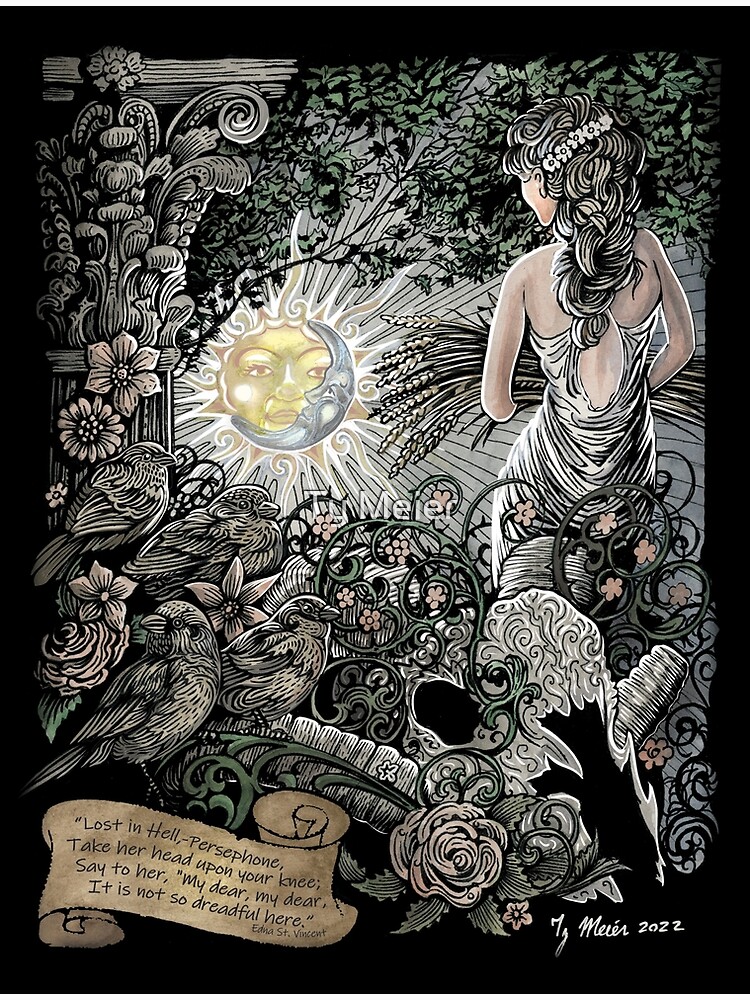 "Lost in hell, Persephone, it is not so dreadful here" Art Print for ...