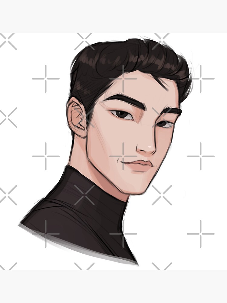 "Kenji Kishimoto" Sticker for Sale by virtualbunnyy | Redbubble