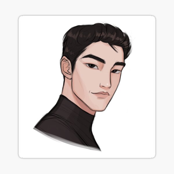 "Kenji Kishimoto" Sticker for Sale by virtualbunnyy | Redbubble
