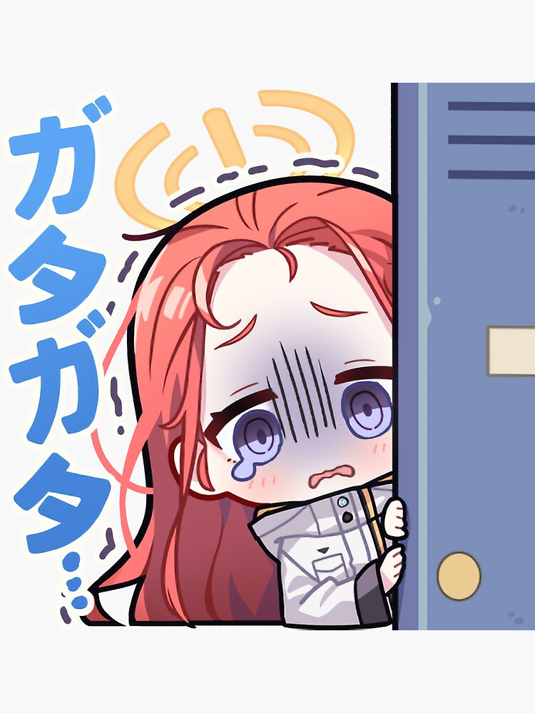 "Yuzu Blue Archive" Sticker for Sale by dauriru | Redbubble