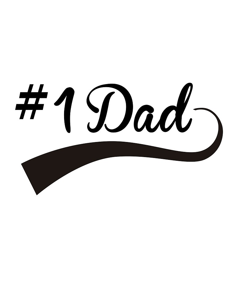 "Number one dad " Art Print for Sale by colorbyte | Redbubble