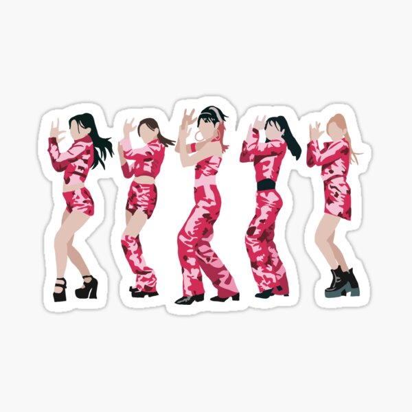 "(G)I-DLE TOMBOY Digital Illustration" Sticker for Sale by Jewelsm13 ...